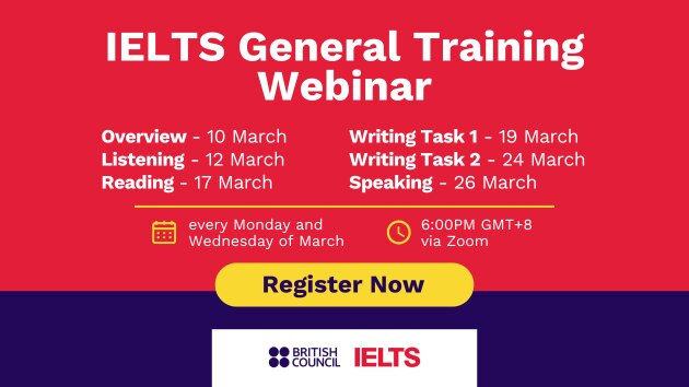 Webinar IELTS General Training | British Council Foundation Indonesia