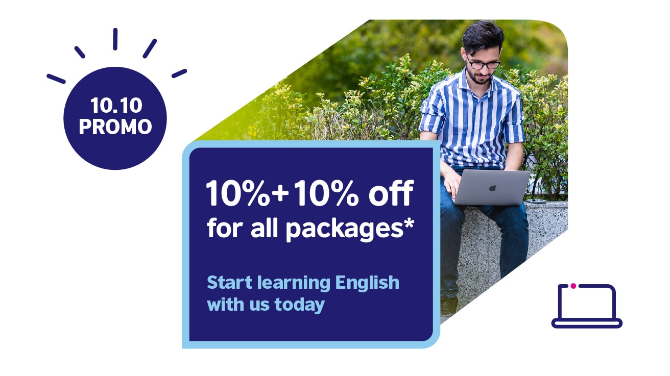 10.10 Promo - 10%+10% off for all packages* | British Council ...